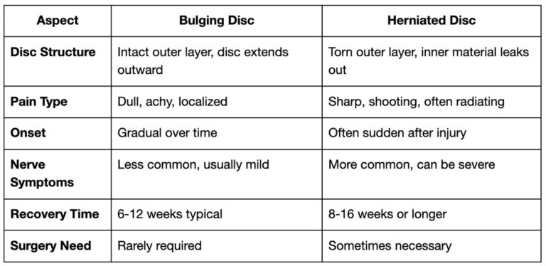 Bulging Disc vs Herniated Disc: What's the Difference